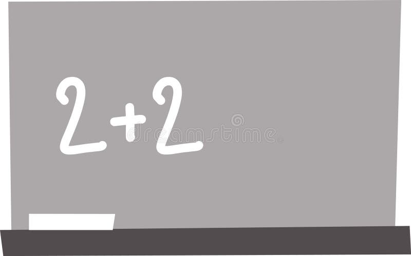 Cartoon School Blackboard stock illustration. Illustration of doodle ...
