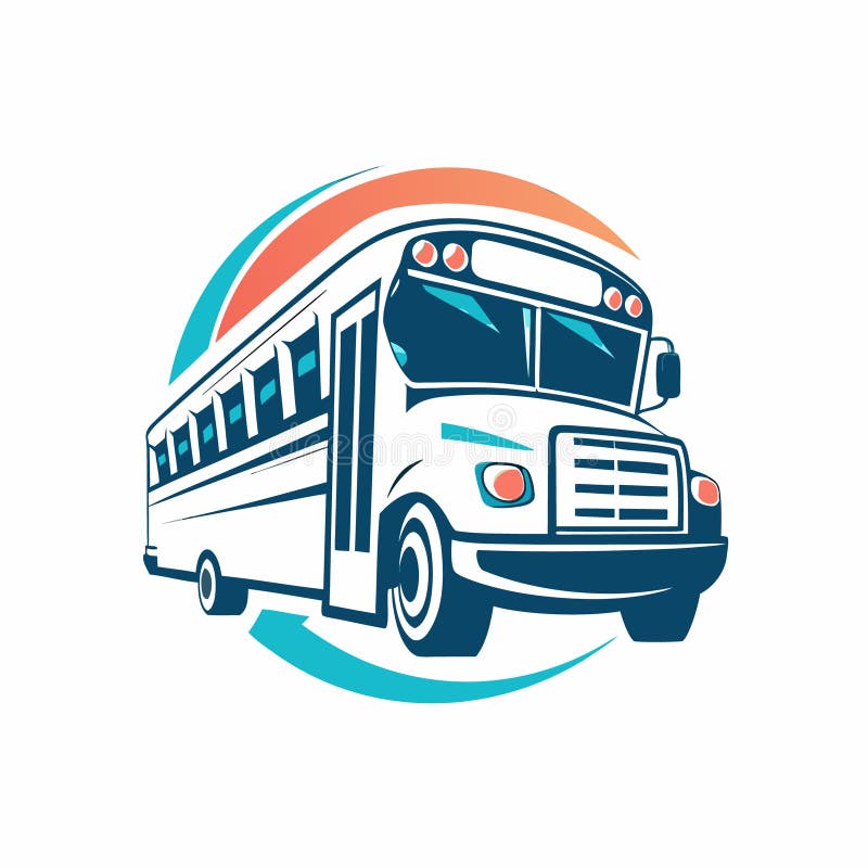 Kids School Bus Service Elements Stock Illustrations – 20 Kids School ...