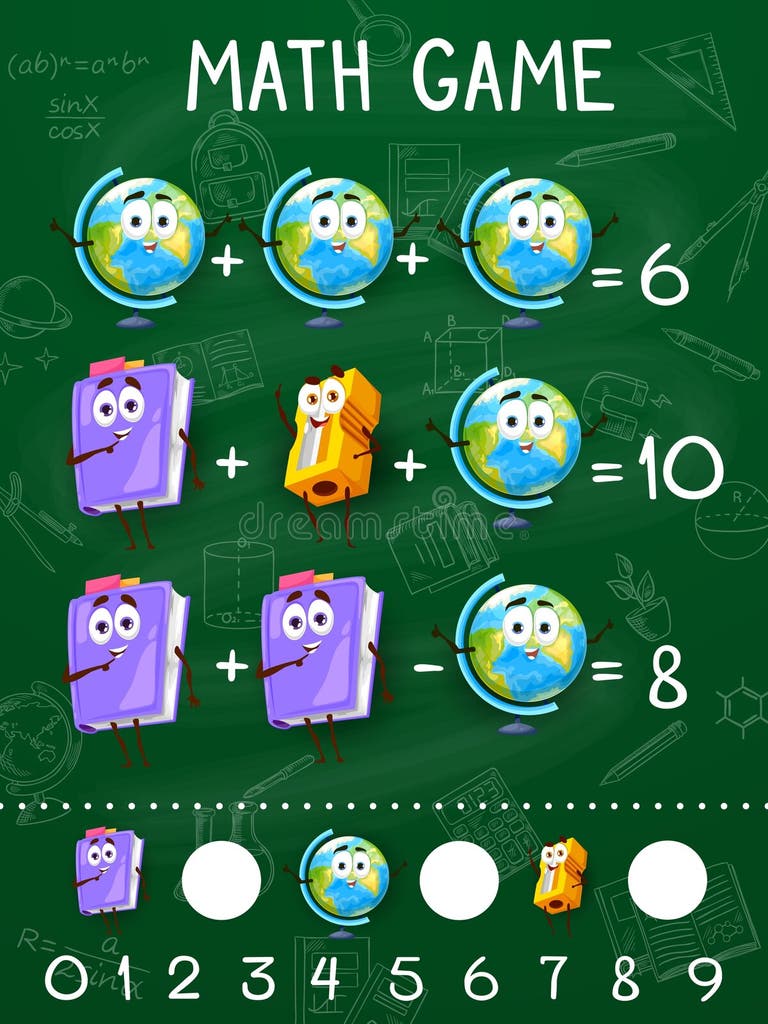 Arithmetic Equations Stock Illustrations – 282 Arithmetic Equations ...