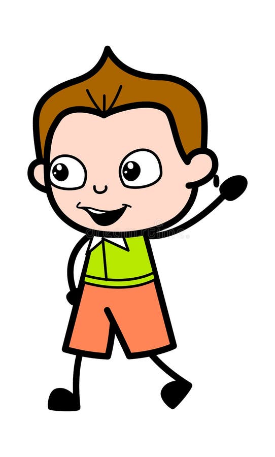 Boy Saying Hello Stock Illustrations – 405 Boy Saying Hello Stock ...