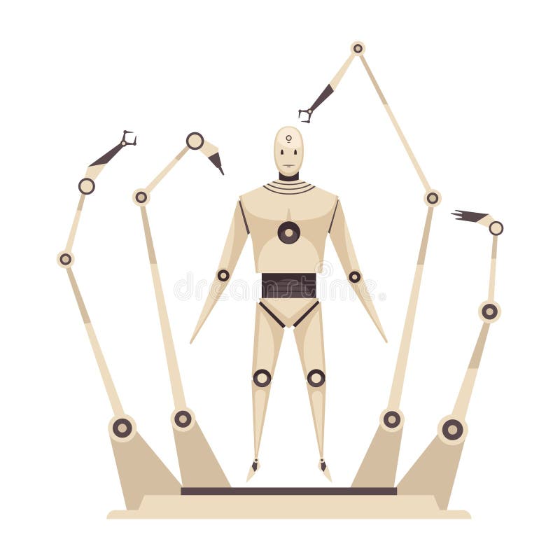 Cartoon Scientific Laboratory Stock Illustration - Illustration of ...