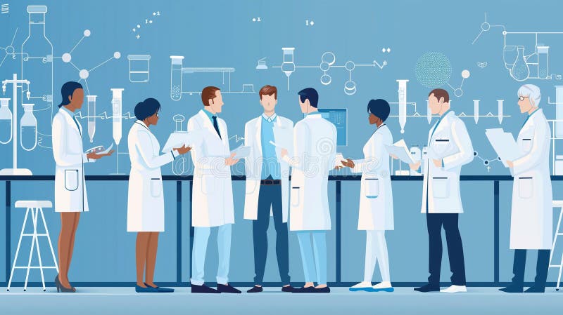 Cartoon Scientists Journey To Vaccine Discovery, Unveiling Genetic ... Cartoon Scientists Journey To Vaccine Discovery, Unveiling Genetic ...