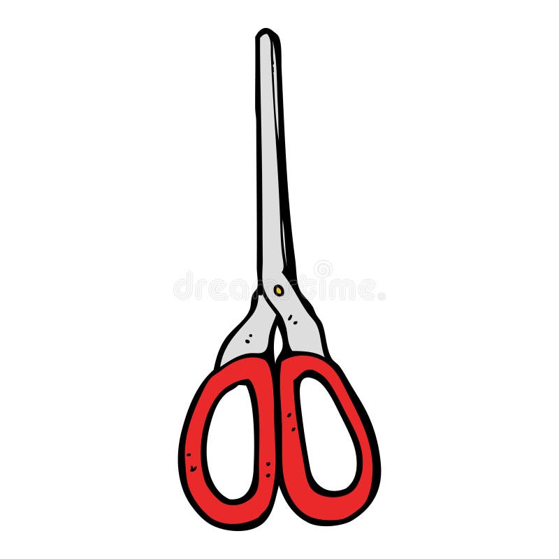 Cartoon scissors stock vector. Illustration of scissors - 37011588