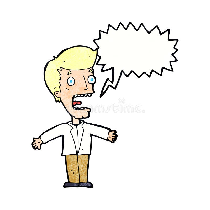 Cartoon Screaming Doodle Man Stock Illustrations – 689 Cartoon ...