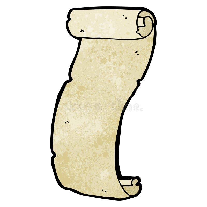 Cartoon scroll stock vector. Illustration of character - 38065925