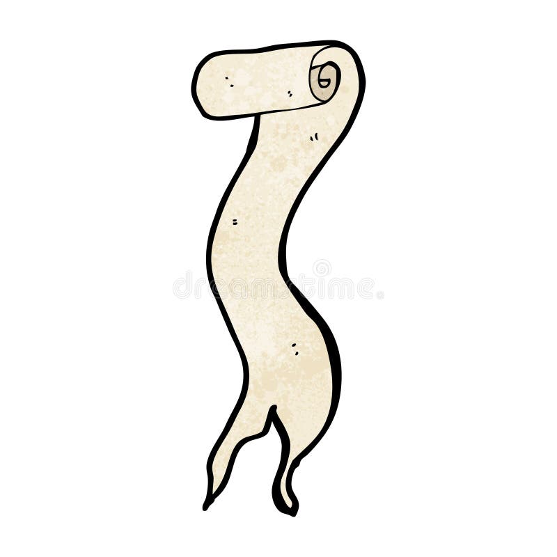 Cartoon scroll banner stock vector. Illustration of scroll - 38086363