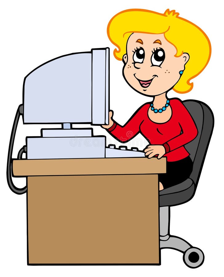 Cartoon Secretary Stock Illustrations – 17,236 Cartoon Secretary Stock ...