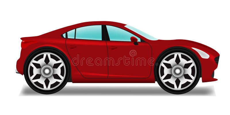 Cartoon sedan. stock vector. Illustration of concept - 33266910
