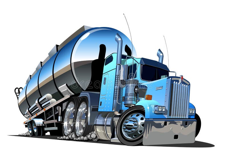 Tanker Truck Drawing
