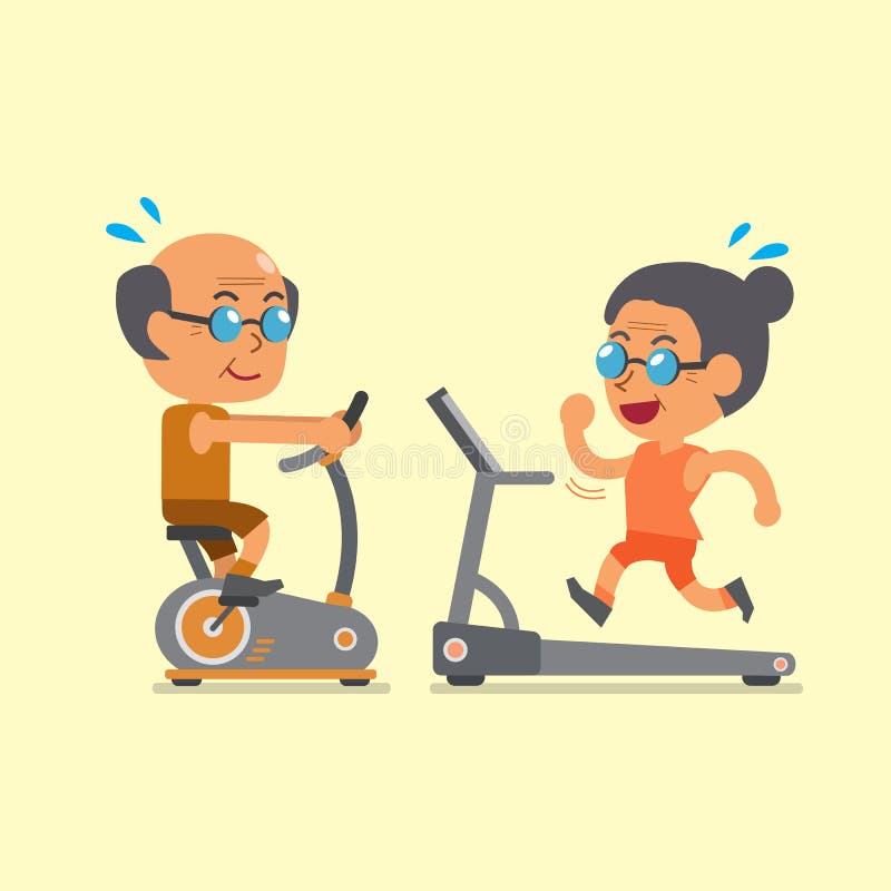 Exercise Bike Cartoon