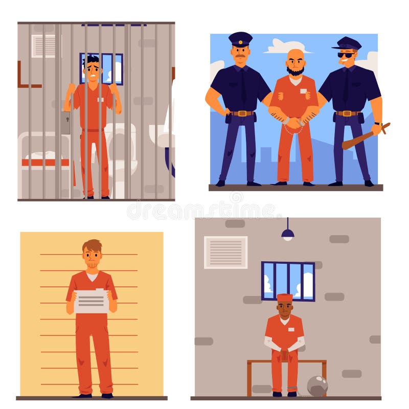 Convict Cartoon Stock Illustrations – 2,036 Convict Cartoon Stock ...