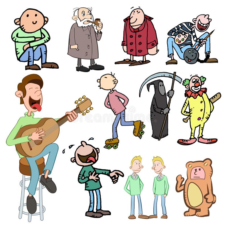 Cartoon set, illustration stock vector. Illustration of bear - 42332152