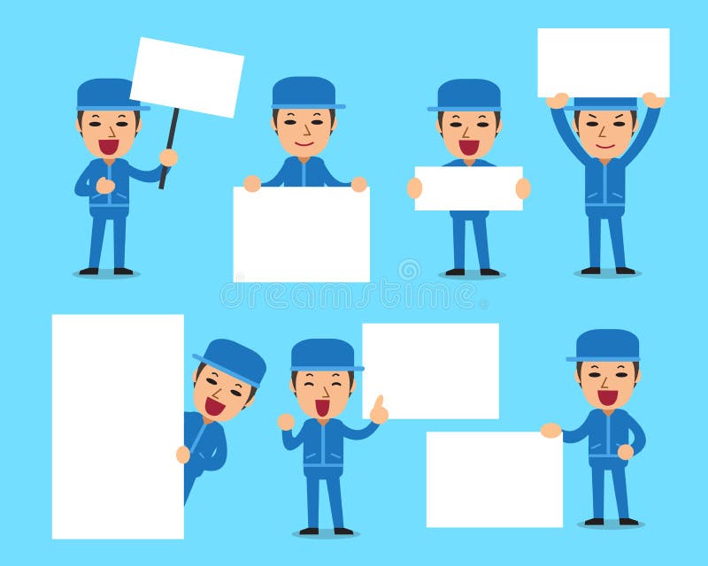 Cartoon technician team stock vector. Illustration of mechanic - 62512424