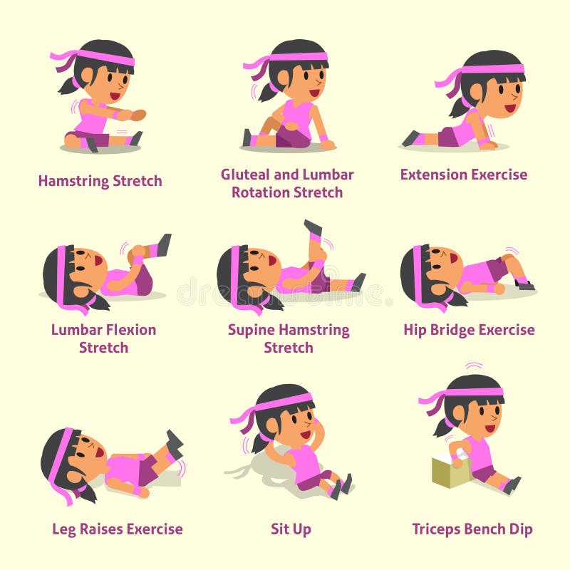 Warm Up Exercise Stock Illustrations – 1,122 Warm Up Exercise Stock ...