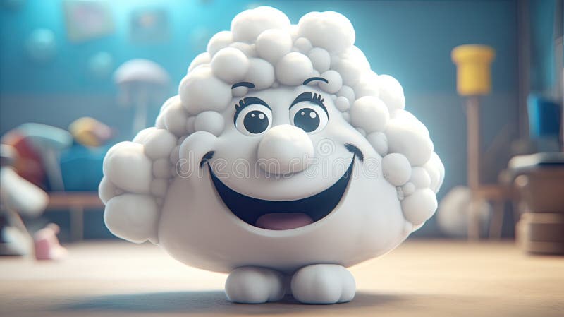 Cartoon Shaped Chat S and Colorful Doodles with Copy Space. Design of ...