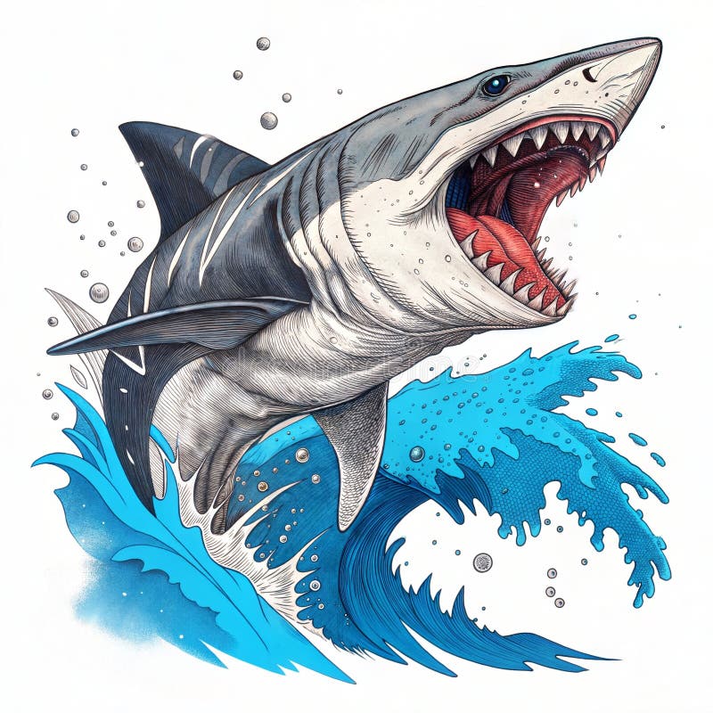 Excellent Vector Shark Fight Shark Logo