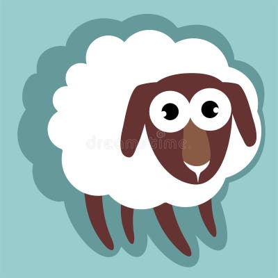 Stylized Sheep Stock Illustrations – 1,732 Stylized Sheep Stock ...