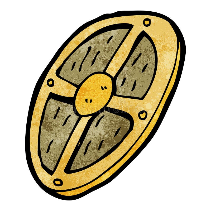 Cartoon shield stock vector. Illustration of funny, medieval - 38008913