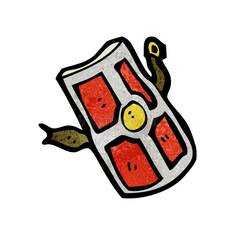 Cartoon shield stock vector. Illustration of texture - 38051980