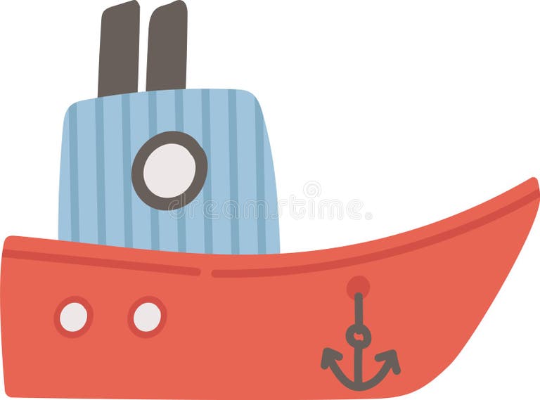 Cartoon Ship Vessel stock vector. Illustration of vessel - 365204652