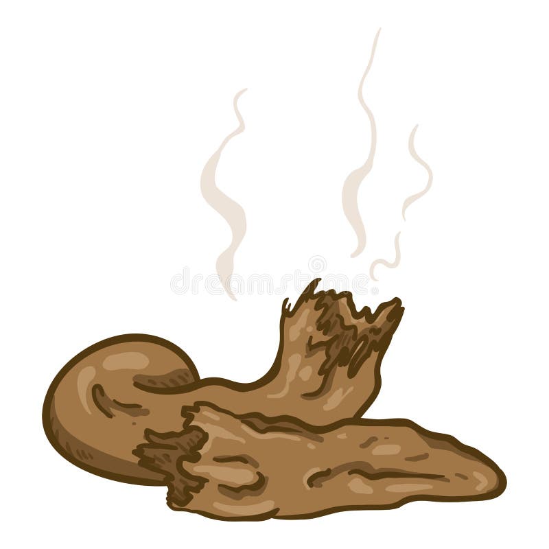Cartoon Shit. Vector Poop Illustration Stock Vector - Illustration of ...
