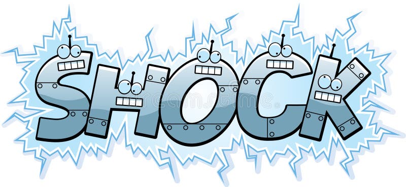 Cartoon Shock Text stock vector. Illustration of technology - 51089964