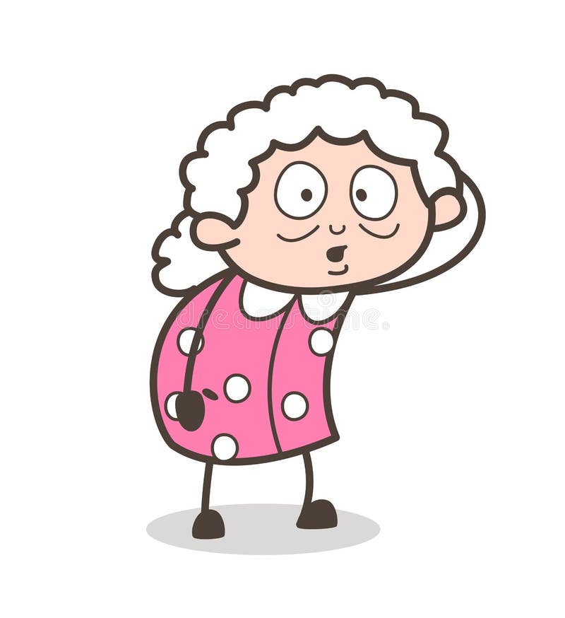 Senior Lady Confused Stock Illustrations – 91 Senior Lady Confused ...