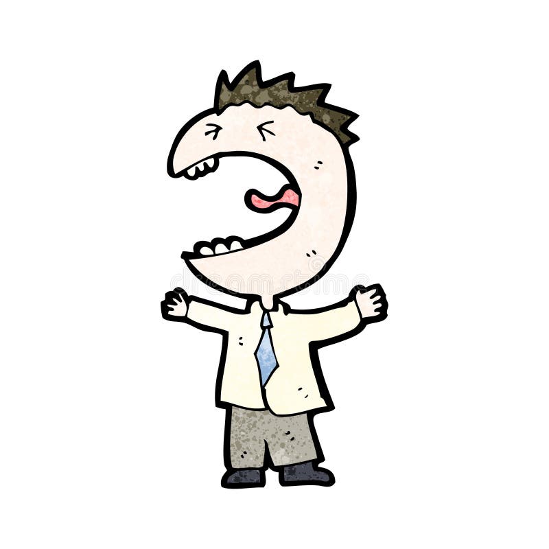 Cartoon Psychiatrist Sitting on His Chair Stock Illustration ...