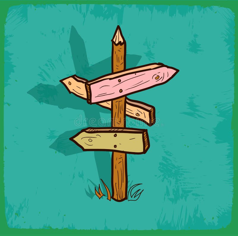 Cartoon Sign Illustration , Vector Icon. Stock Vector - Illustration of ...