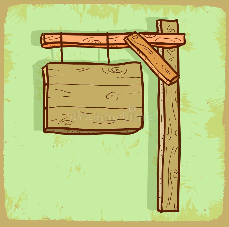 Cartoon Sign Illustration , Vector Icon. Stock Vector - Illustration of ...