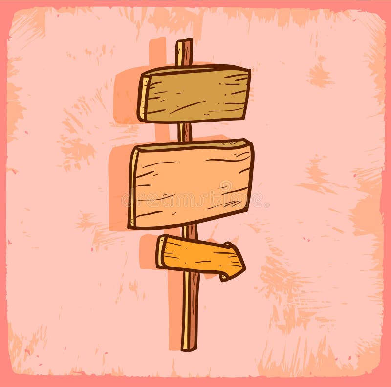 Cartoon Sign Illustration , Vector Icon. Stock Vector - Illustration of ...