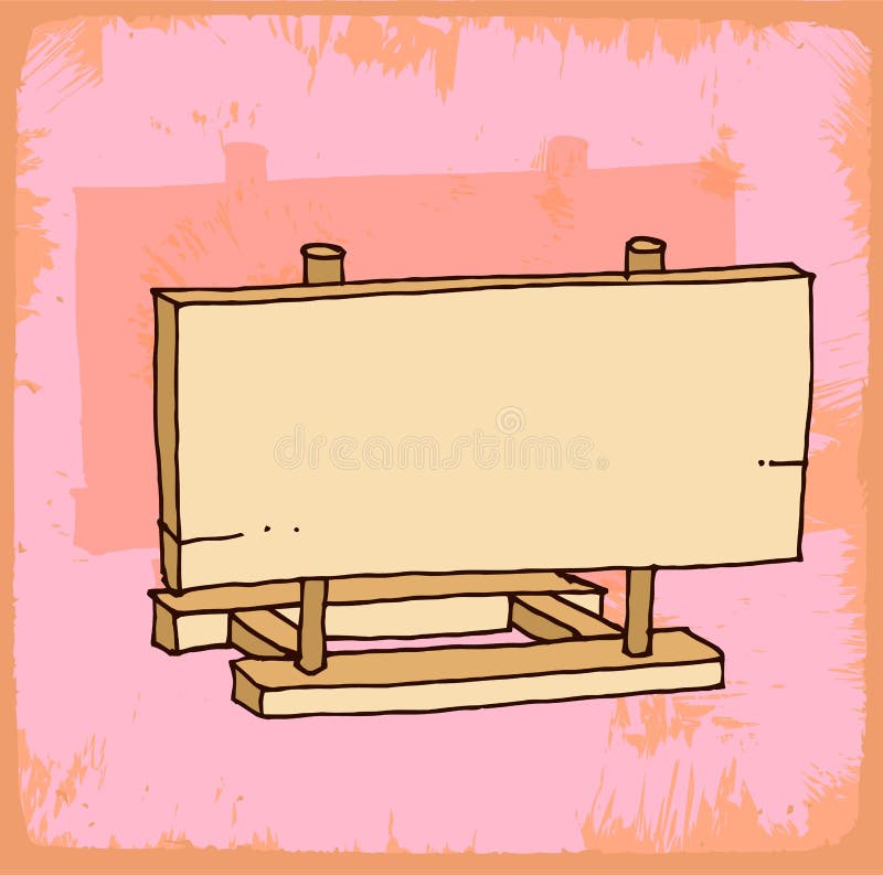 Cartoon Sign Illustration , Vector Icon. Stock Vector - Illustration of ...