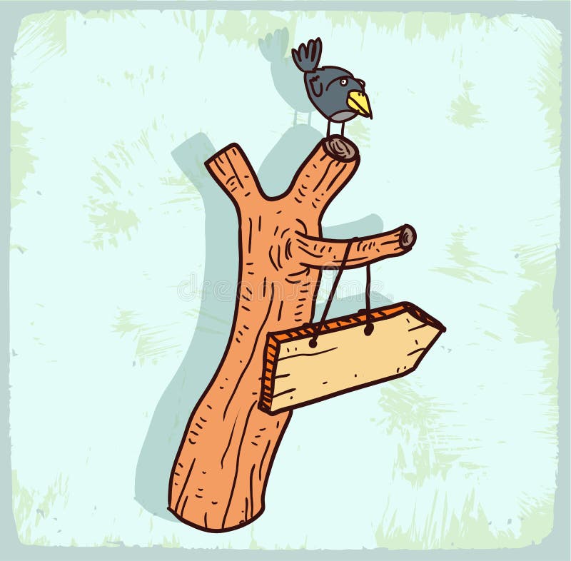 Cartoon Sign Illustration , Vector Icon. Stock Vector - Illustration of ...