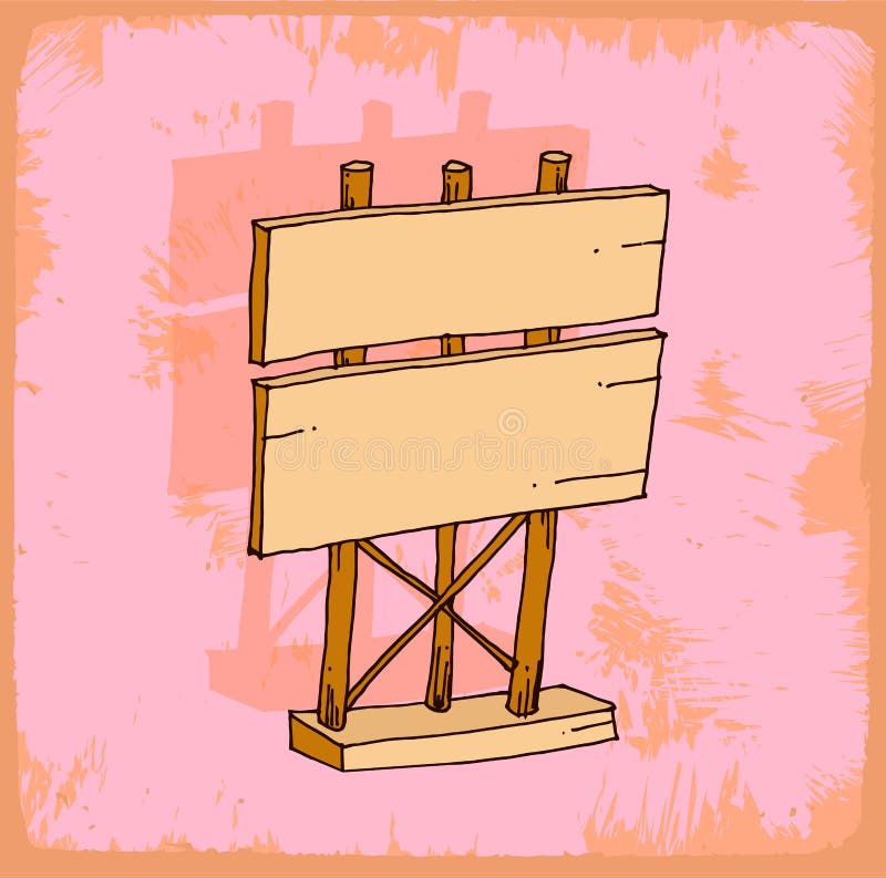 Cartoon Sign Illustration , Vector Icon. Stock Vector - Illustration of ...