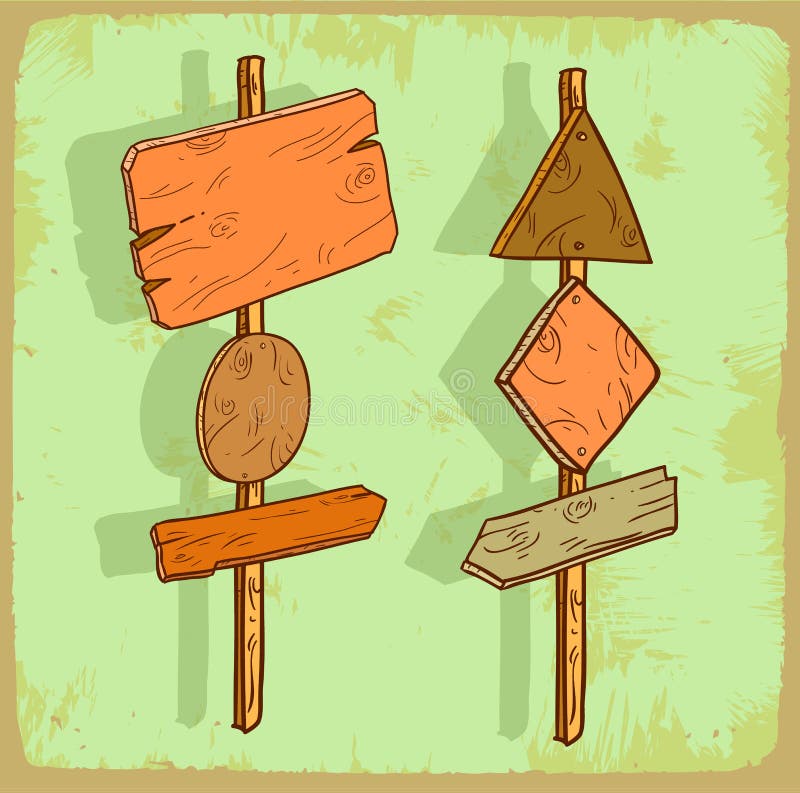 Cartoon Sign Illustration , Vector Icon. Stock Vector - Illustration of ...