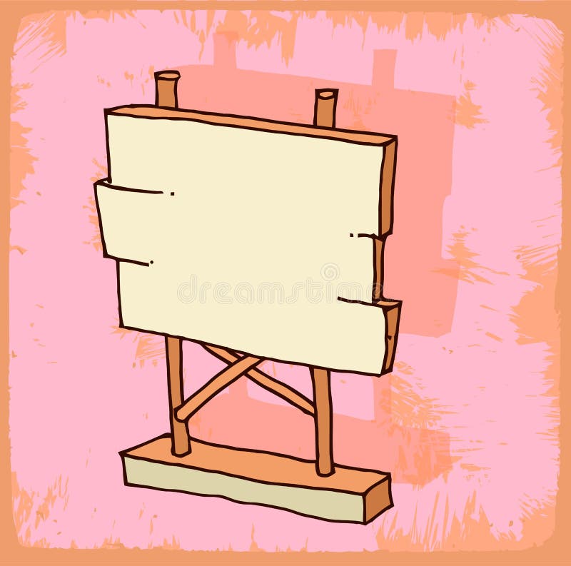 Cartoon Sign Illustration , Vector Icon. Stock Vector - Illustration of ...