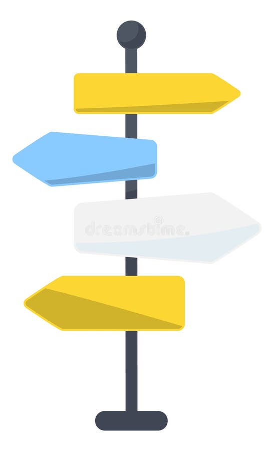 Guideboard Stock Illustrations – 72 Guideboard Stock Illustrations ...