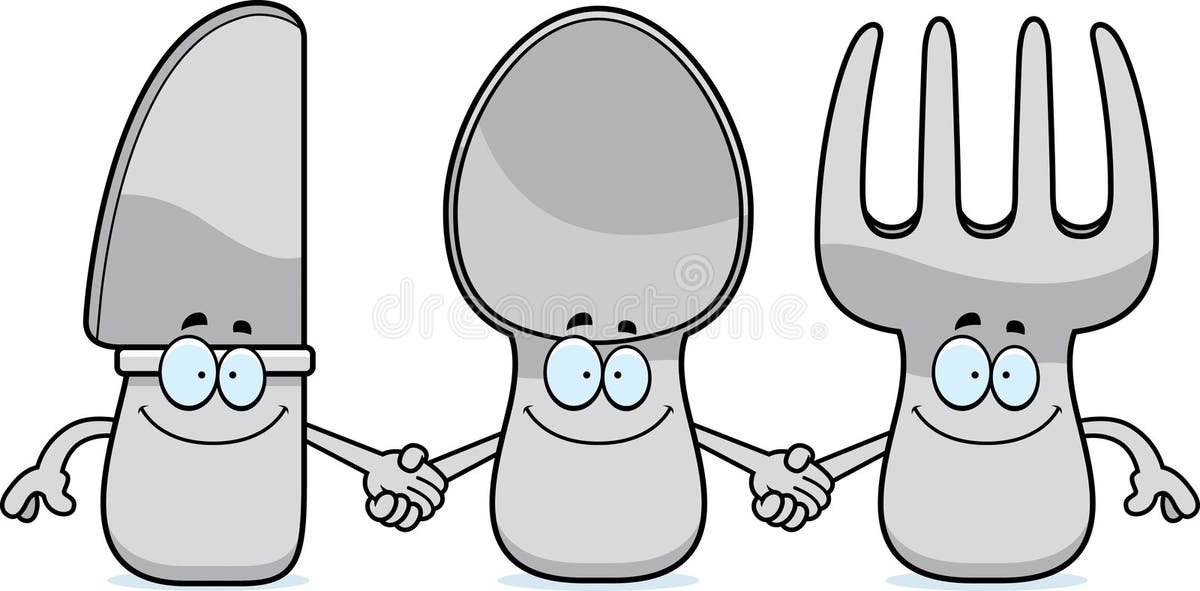 Cartoon Silverware Stock Illustrations – 1,984 Cartoon Silverware Stock ...