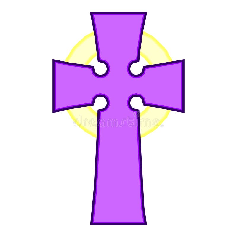 Cross stock vector. Illustration of clipart, symbol - 300063255