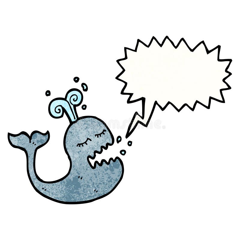 Singing whale stock vector. Illustration of aquatic, whale - 13279686