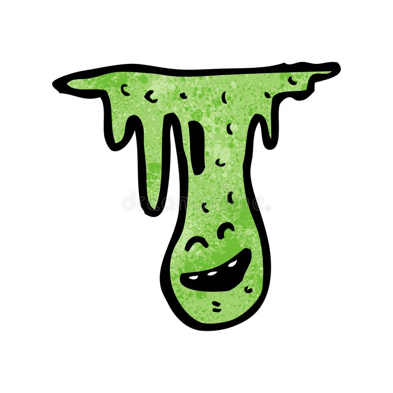 Cartoon slime blob monster stock vector. Illustration of artwork - 38059589