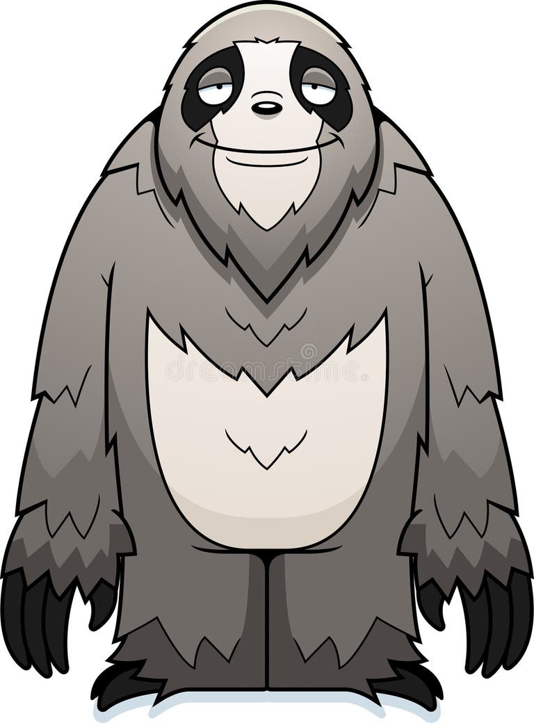 Sloth Standing Stock Illustrations – 466 Sloth Standing Stock ...