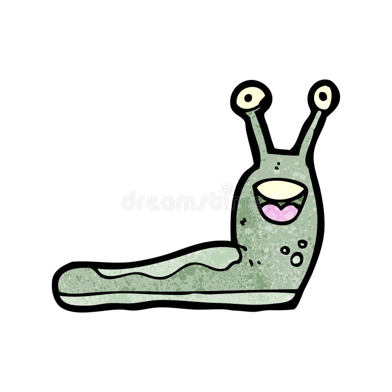 Cartoon slug stock vector. Illustration of artwork, retro - 38063431