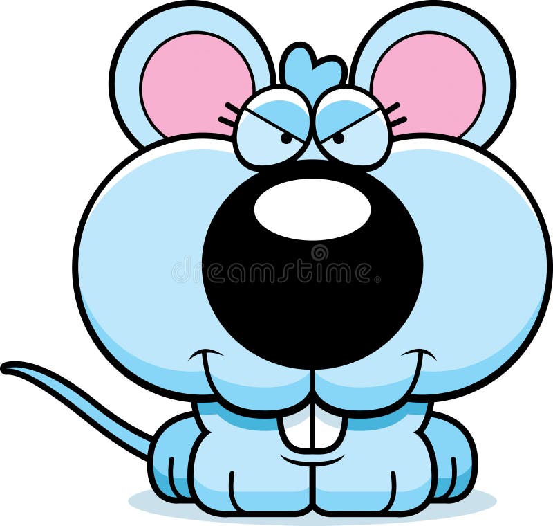 Cartoon Sly Baby Mouse stock vector. Illustration of clipart - 47475613