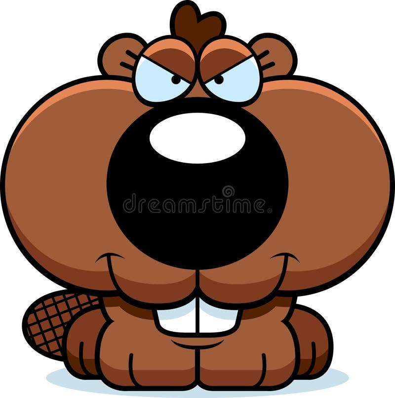 Young Beaver stock vector. Illustration of cartoon, animal - 10477810