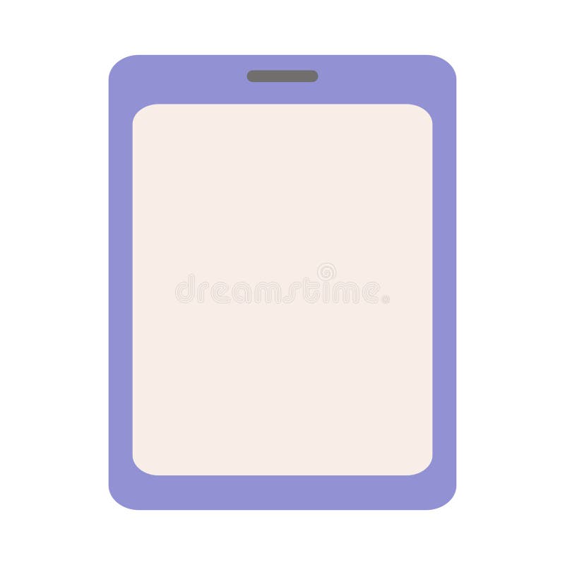 Cartoon Smart Digital Tablet Icon Stock Vector - Illustration of design ...