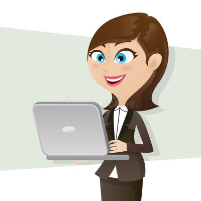 Cartoon Person Using Computer Stock Illustrations – 10,726 Cartoon ...