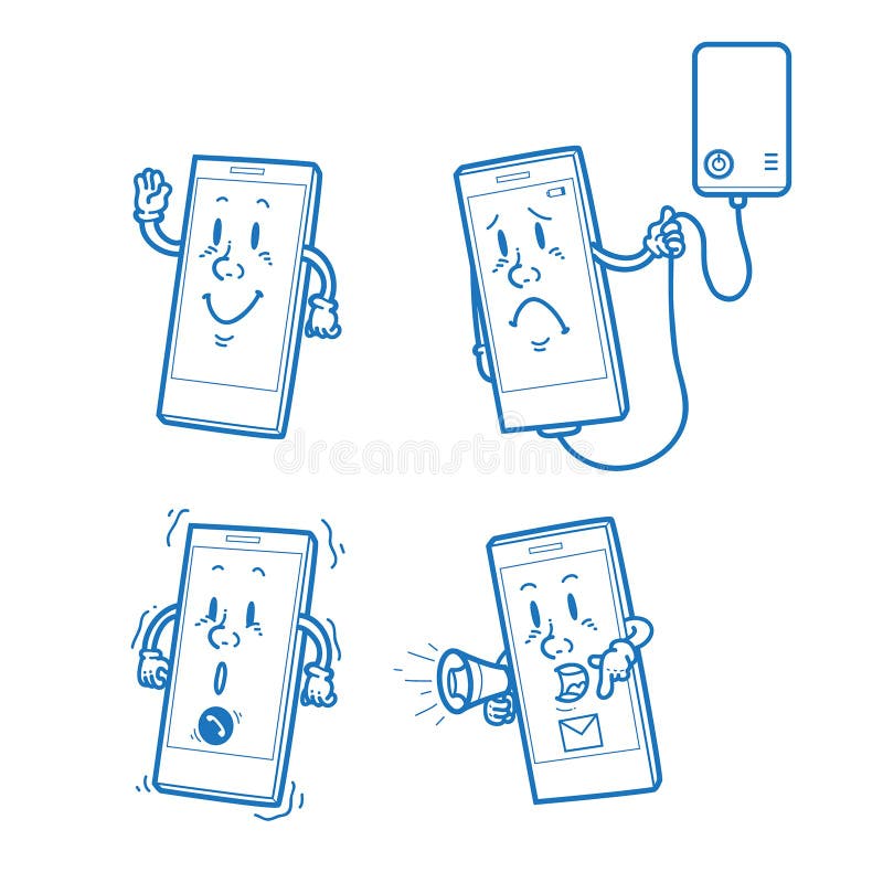 Phone Charging Cartoon Stock Illustrations – 690 Phone Charging Cartoon ...