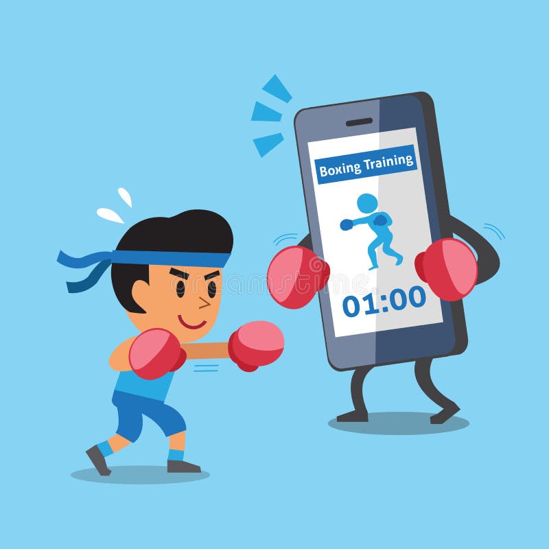 Boxing Shadow Man Cartoon Stock Illustrations – 111 Boxing Shadow Man ...