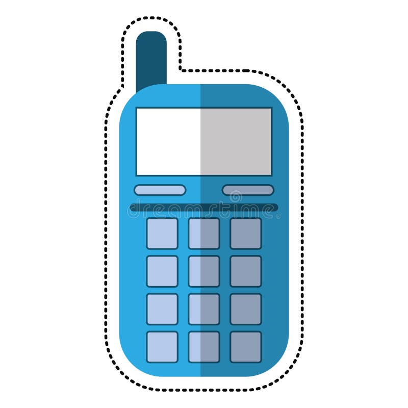 Cartoon Smartphone Telephone Technology Icon Stock Illustration ...